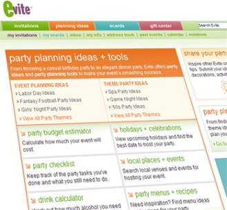 Taking the most of the party planning tools of evite - At Home with Kim ...